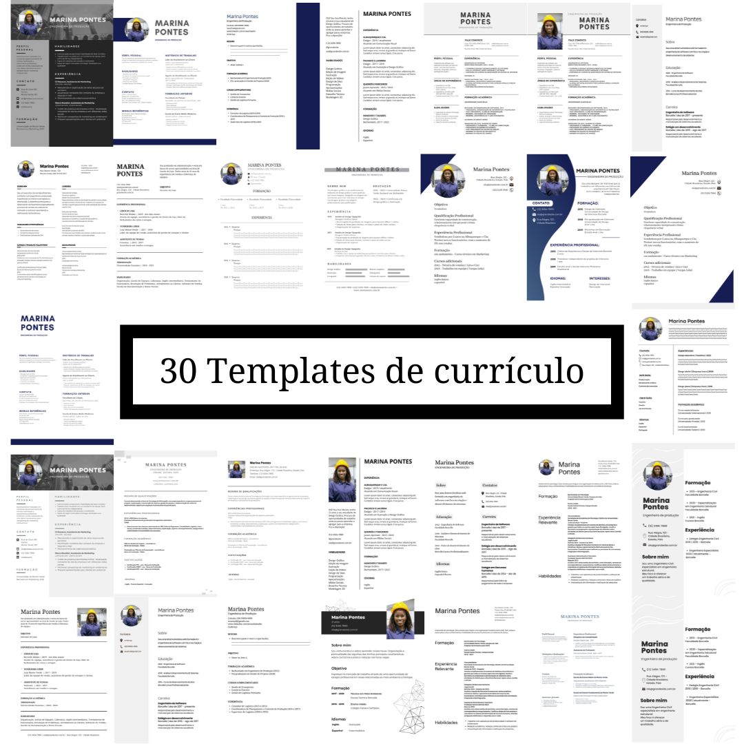 CURRÍCULO PROFISSIONAL - 30 modelos - MATEUS LINS ARAUJO DOS SANTOS...