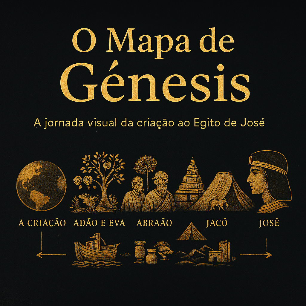 O Mapa de Gênesis: 2 E-books com A Jornada Visual da Criação ao Egi...
