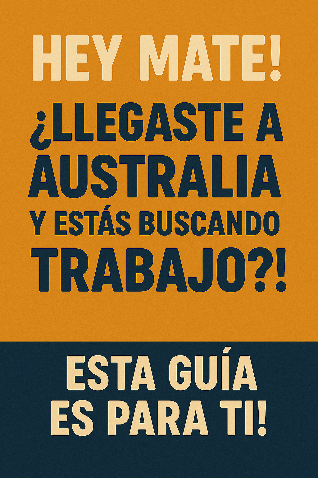 HEY MATE! ¿LLEGASTE A AUSTRALIA Y ESTÁS BUSCANDO TRABAJO?! ESTA GUÍA ES ...