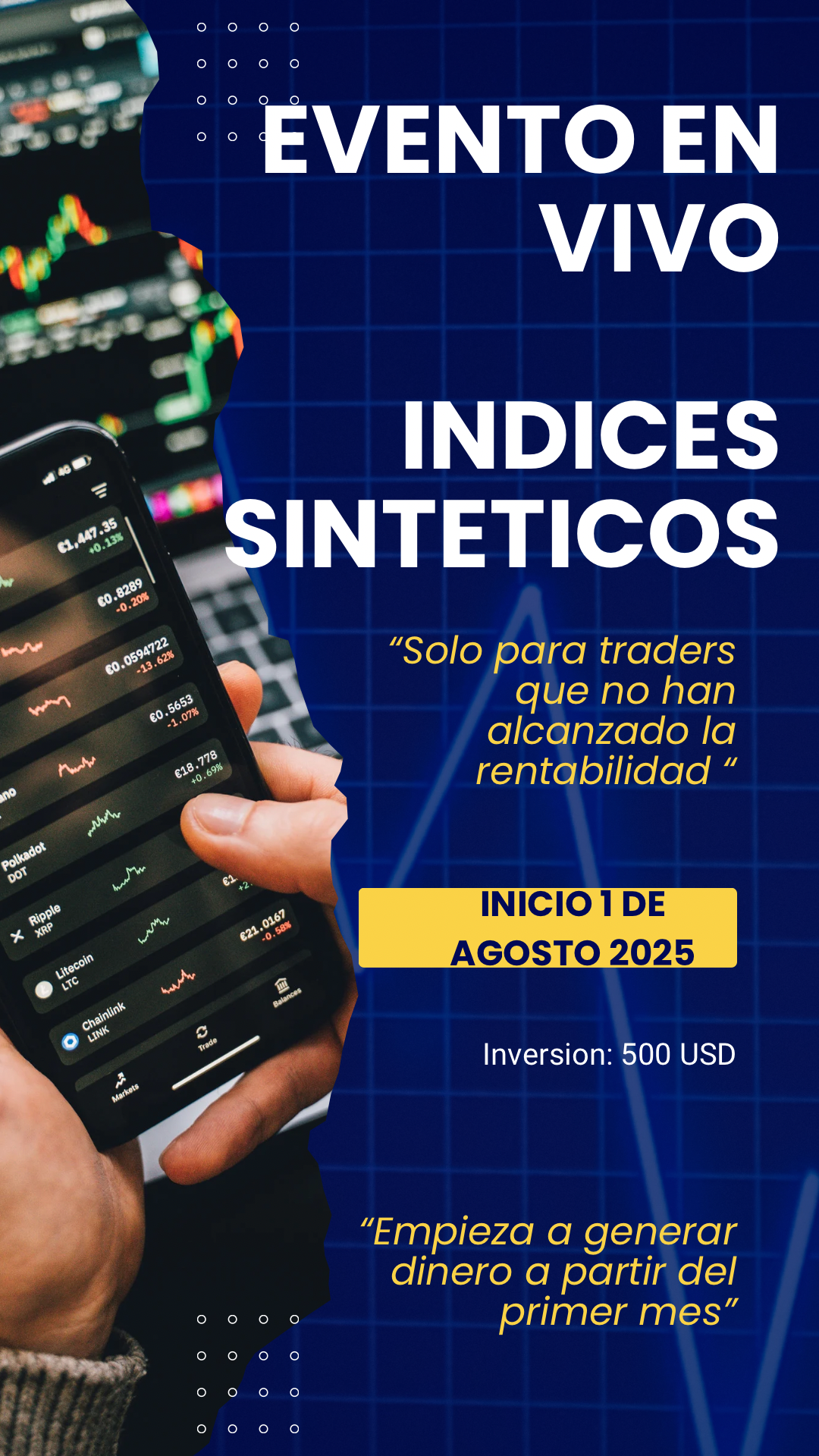 Boot Camp Intensivo de Índices Sintéticos para Traders en Búsqueda de Rentabilidad