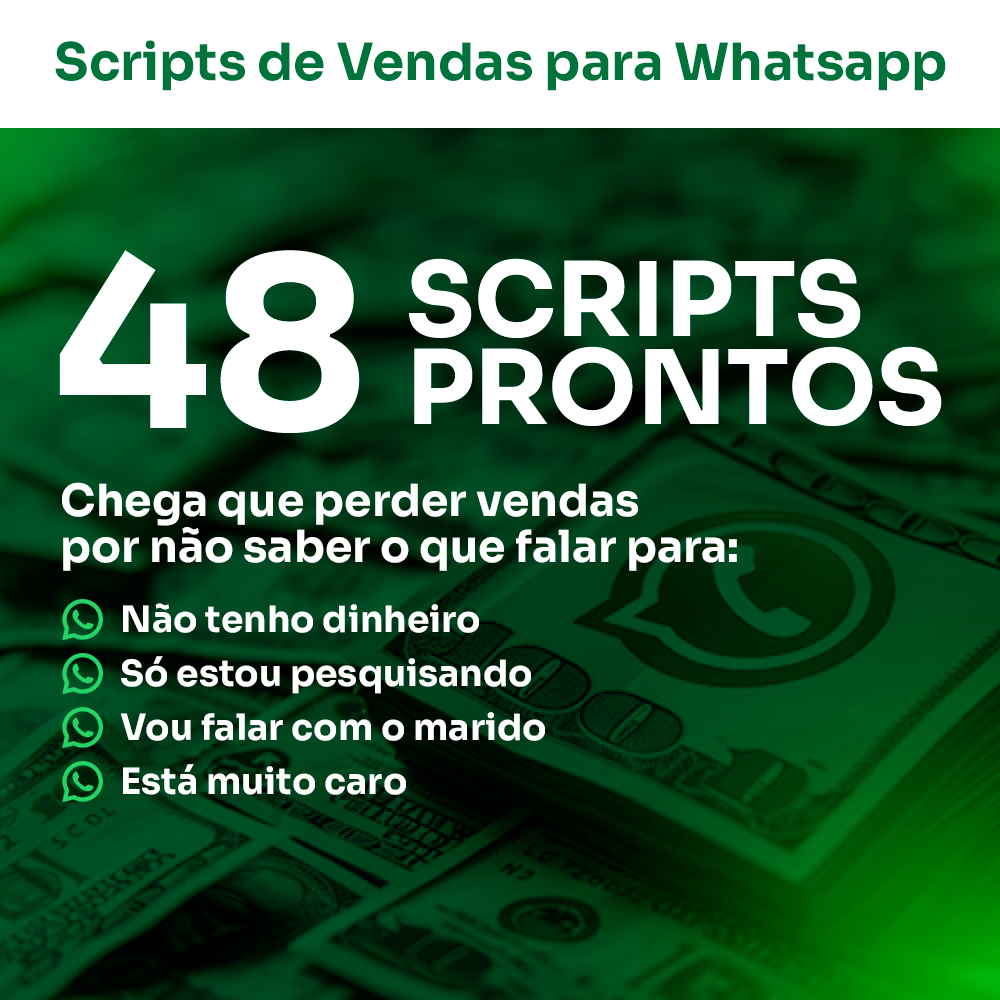 48 Scripts de Vendas para whatsApp