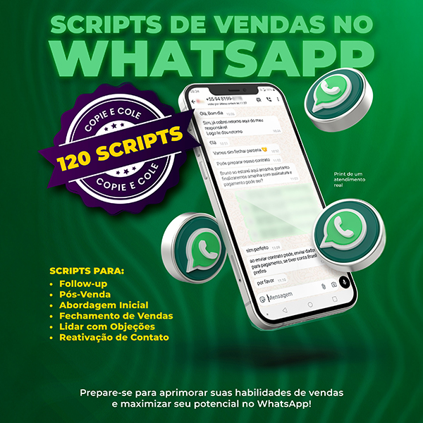 eBook: Scripts de Vendas no WhatsApp - OXT ACADEMY | Hotmart