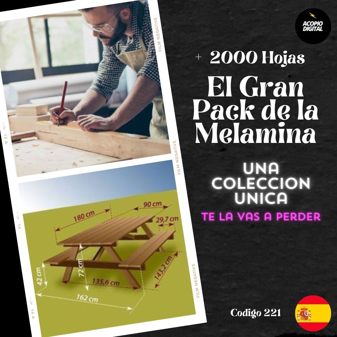 El Gran Pack de la Melamina, + 2000 hojas y Bonus Exclusivos - Aco...