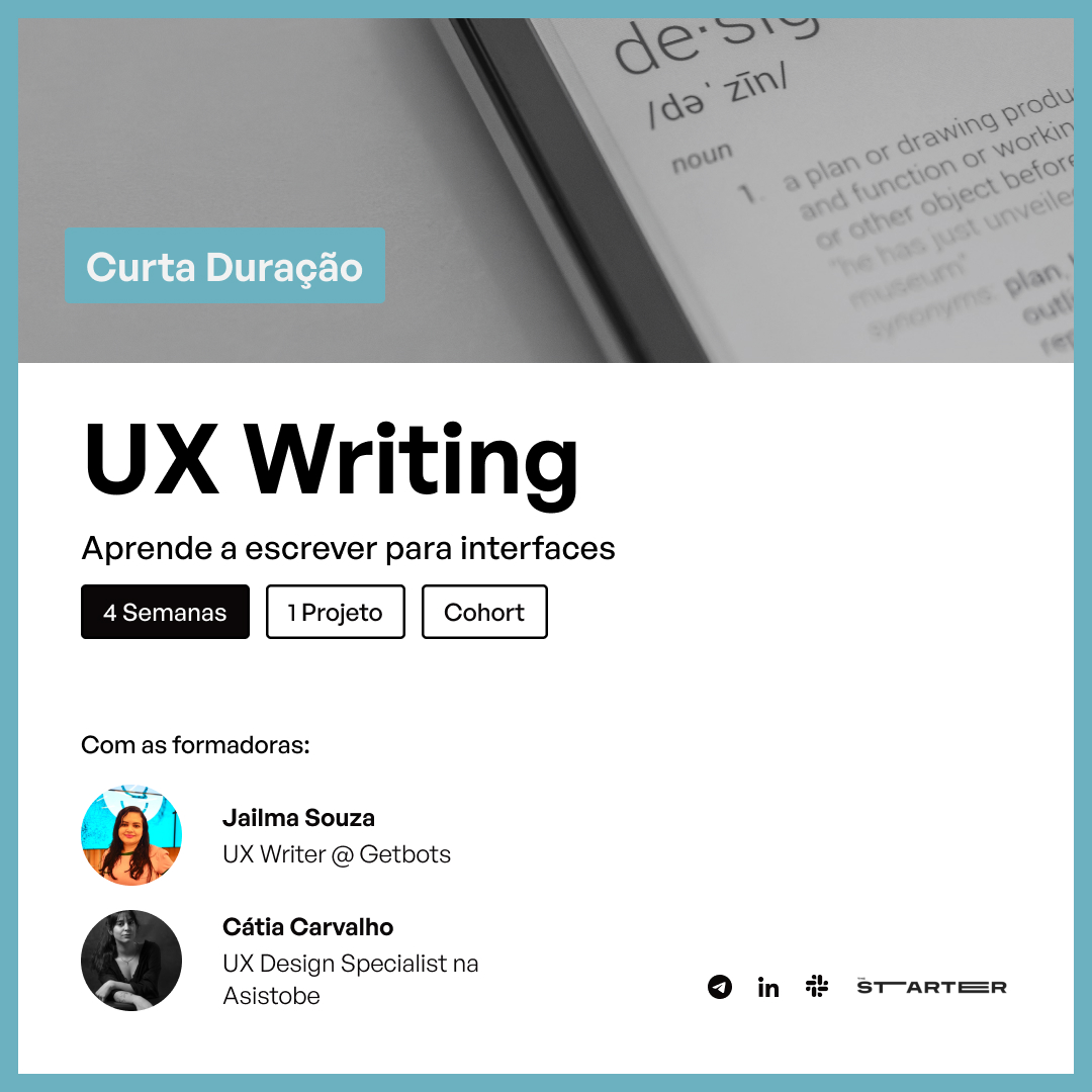 UX Writing | Curso Curta Duração | TheStarter