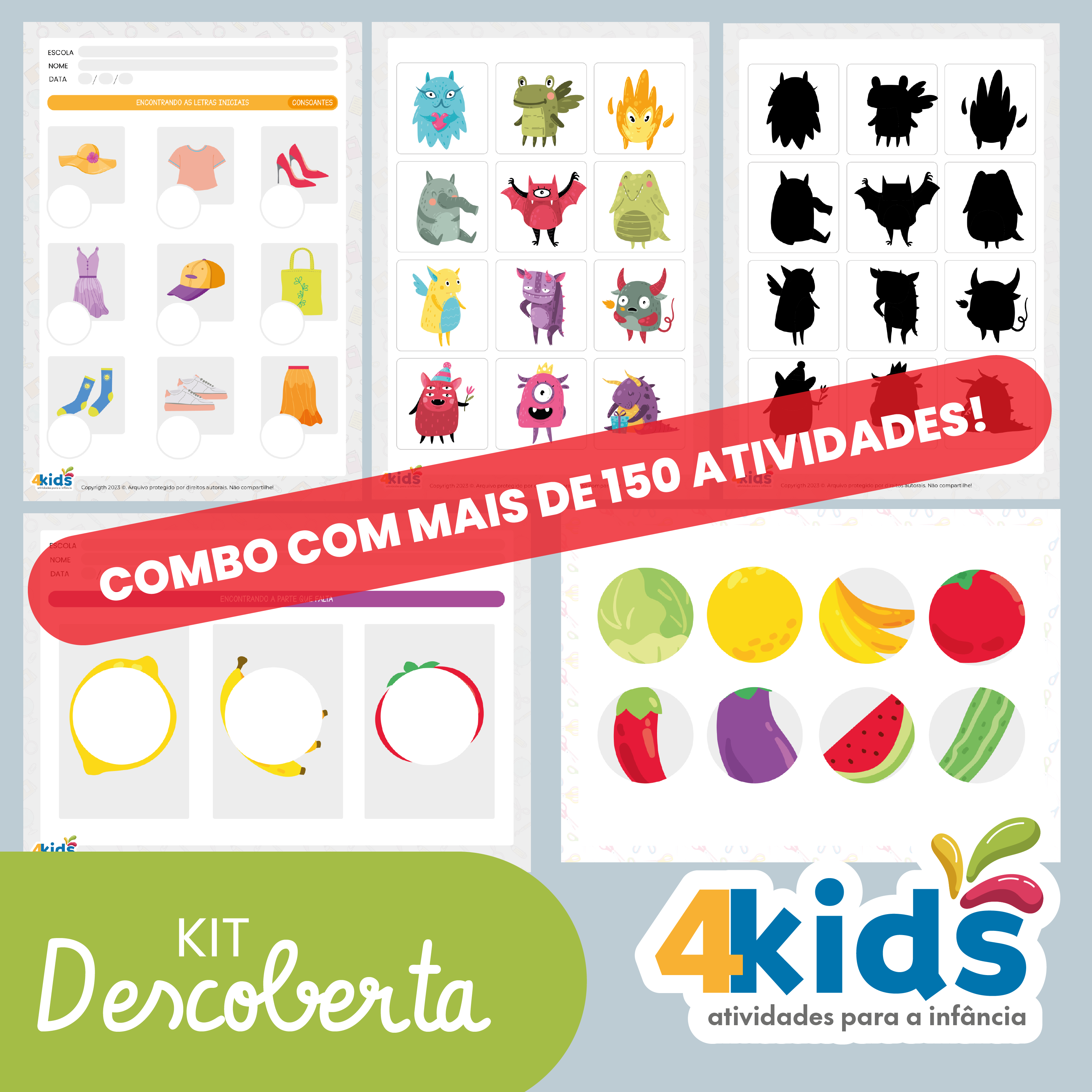 4Kids - Kit Descoberta - 4Kids | Hotmart