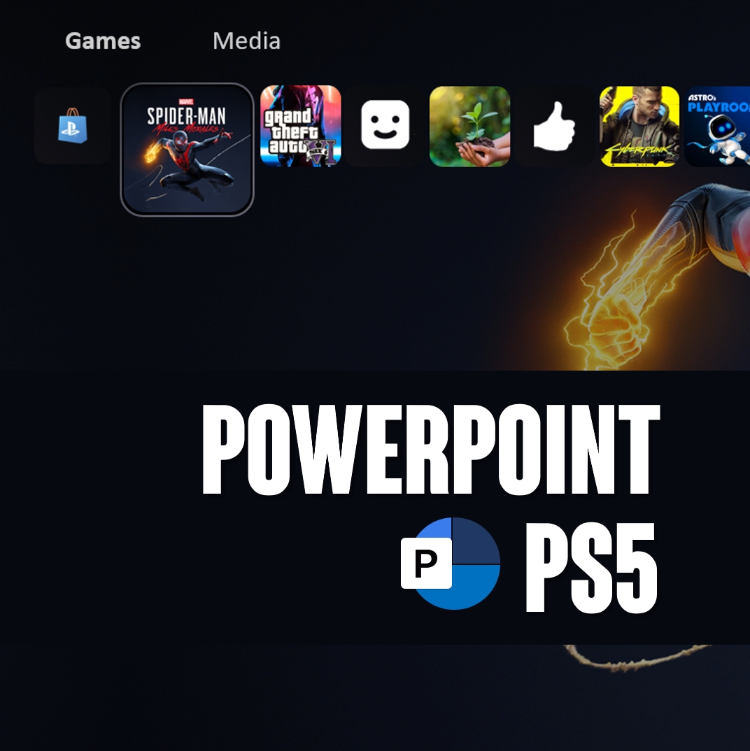 PS5 - Template de PowerPoint