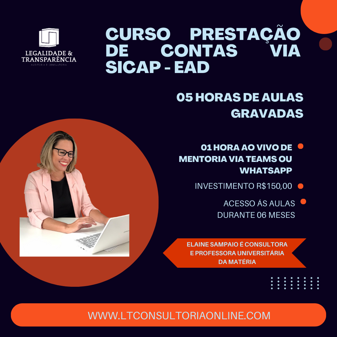 CURSO PRESTAÇÃO DE CONTAS VIA SICAP 2025