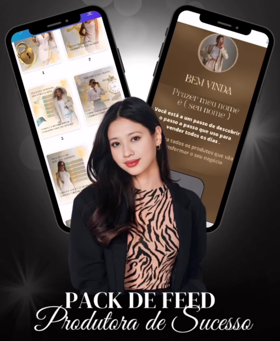 PACK DE FEED PRODUTORA DE SUCESSO WHITE PLR - Marília Trindade Vera...