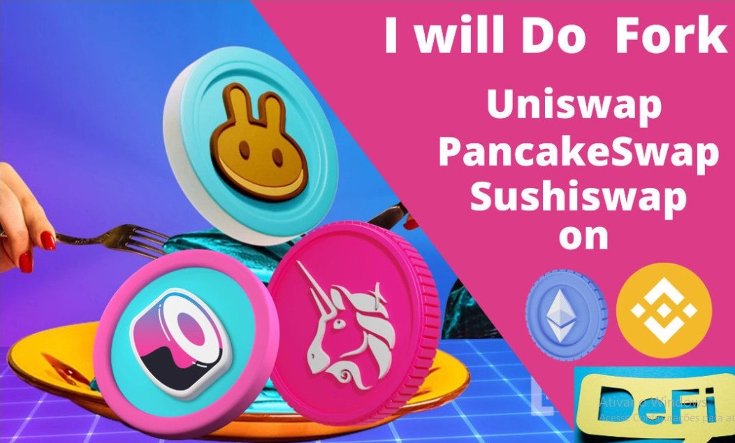 Bot de troca uniswap, pancake swap, sushiswap defi em eth, bsc