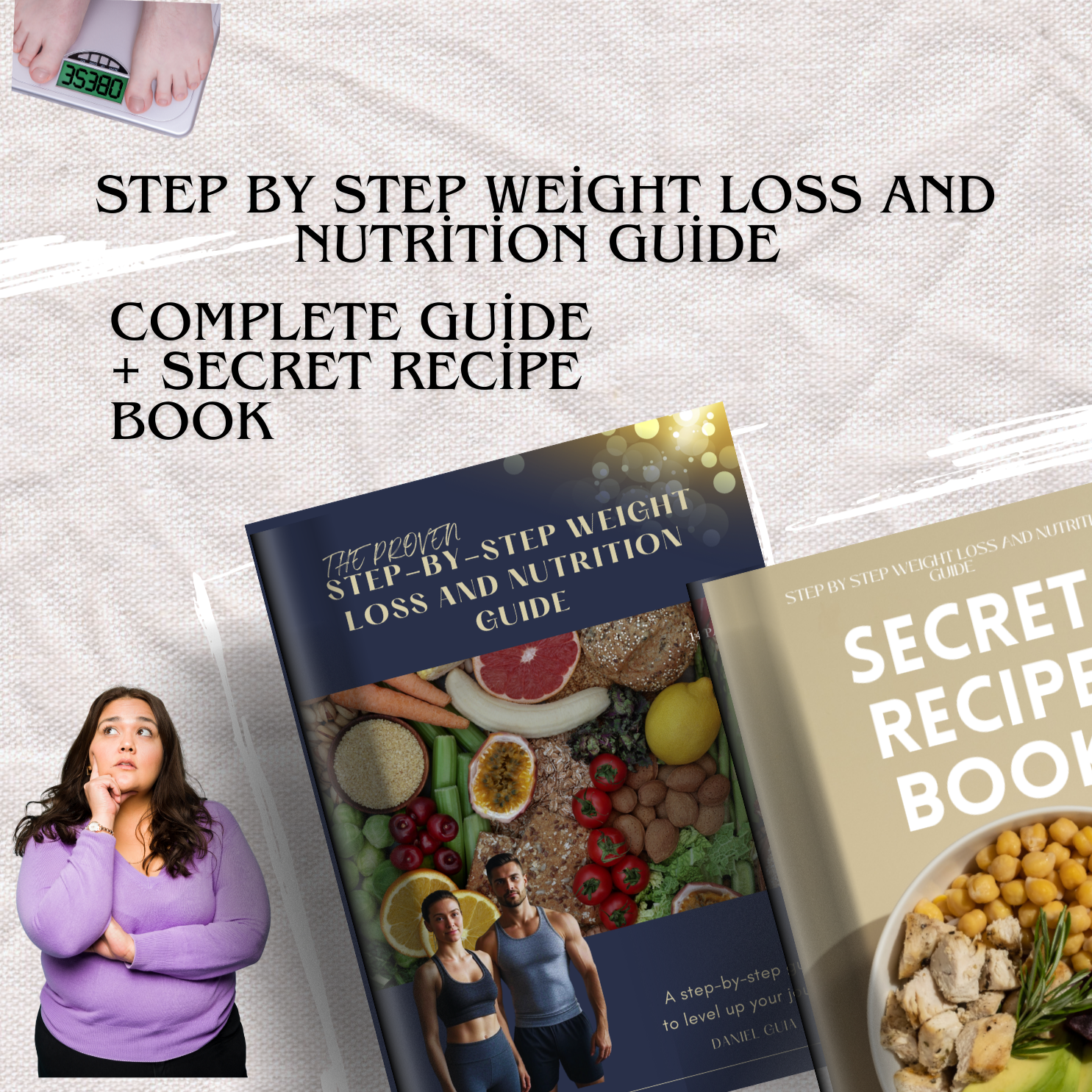 Step By Step, Weight Loss and Nutrition Guide - Daniel Guia | Hotmart