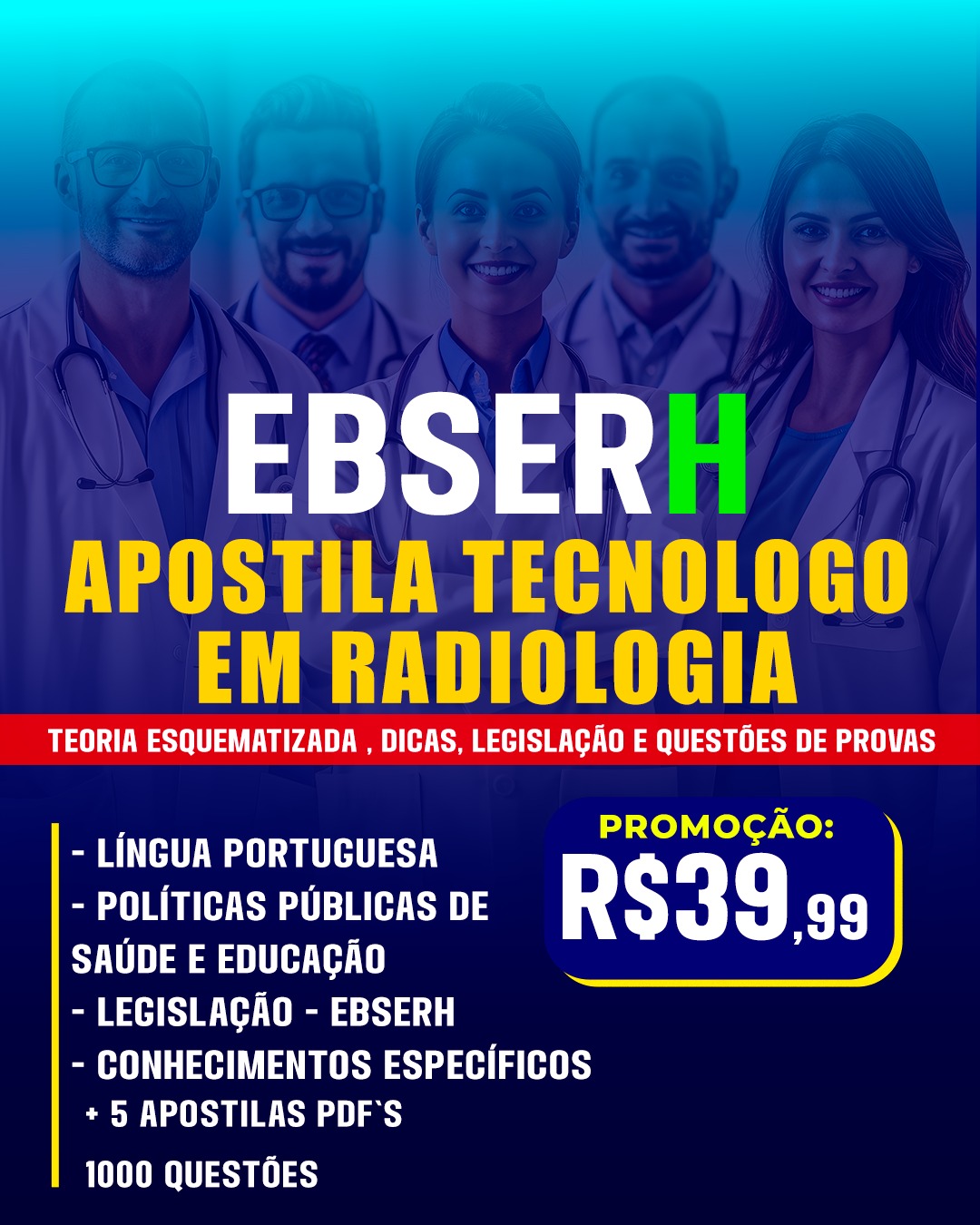 APOSTILA EBSERH TECNOLOGO EM RADIOLOGIA 2025 - CONCURSOS ONLINE | H... APOSTILA EBSERH TECNOLOGO EM RADIOLOGIA 2025 - CONCURSOS ONLINE | H...