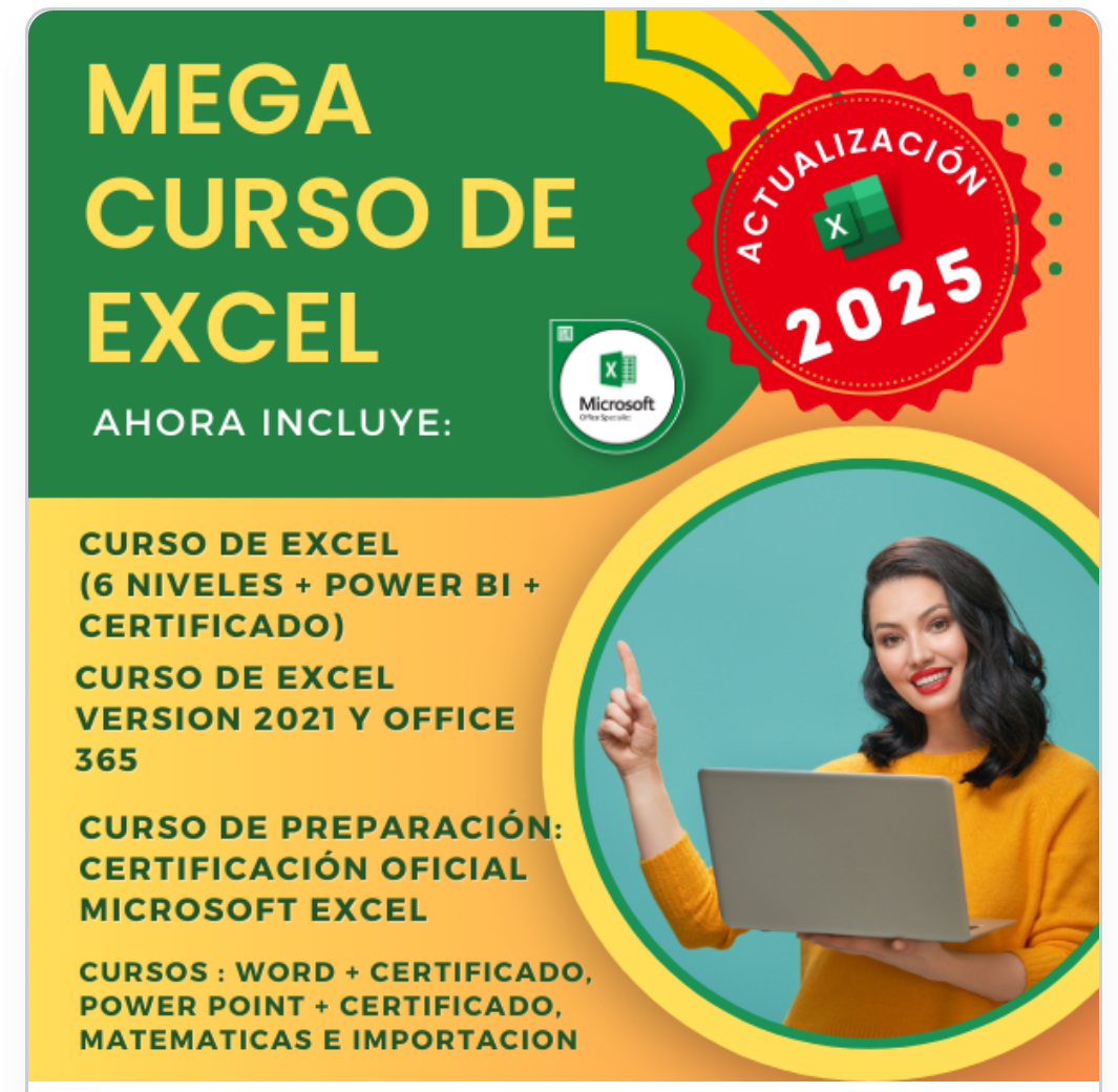 MEGA CURSO EXCEL - Nestor Pereira Martinez | Hotmart