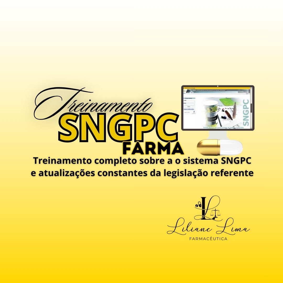 Treinamento SNGPC Farma - Liliane de Almeida Lima | Hotmart