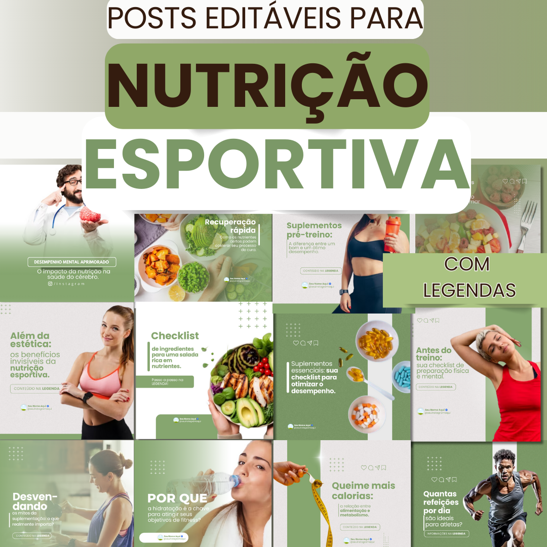 Pack Nutrição Esportiva - Margarete Tolentino | Hotmart