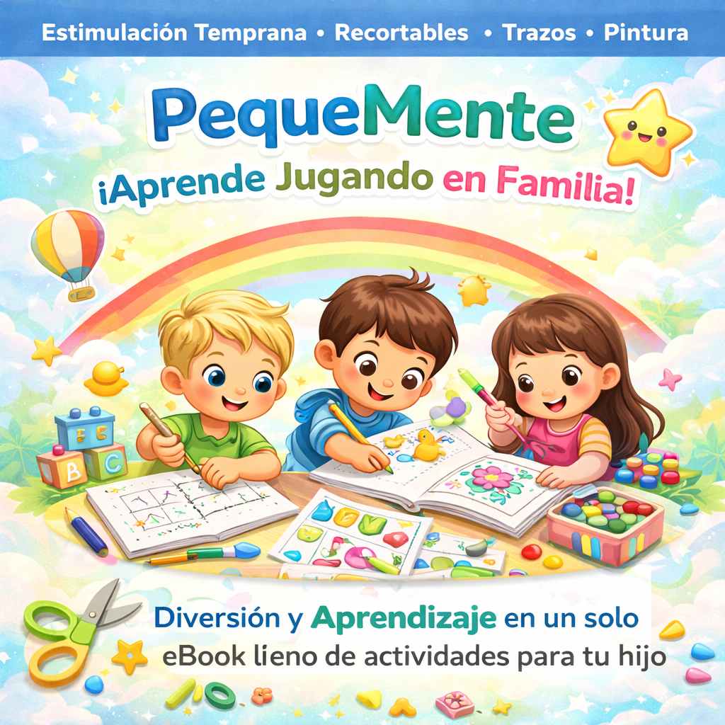 Estimulación Temprana, trazos, recortes y varias actividades - MAR...