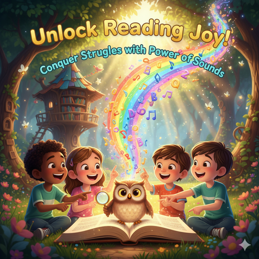 "Unlock Reading Joy! Conquer Struggles with the Power of Sounds."
