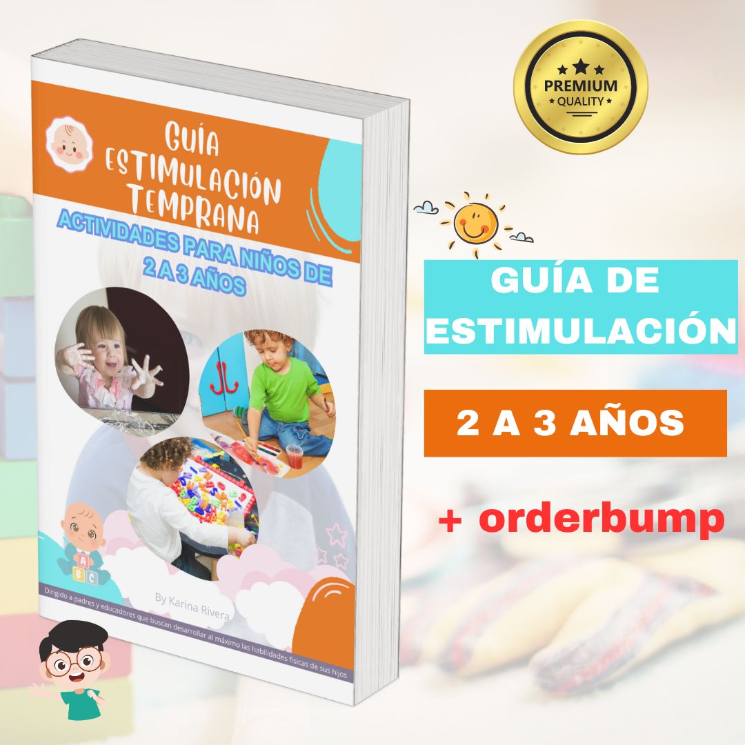 GUÍA DE ESTIMULACIÓN TEMPRANA 2 A 3 AÑOS - Karina Rivera | Hotmart