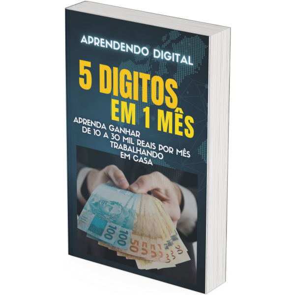Pack de inforprodutos digitais. 5 Digitos em 1 Mês