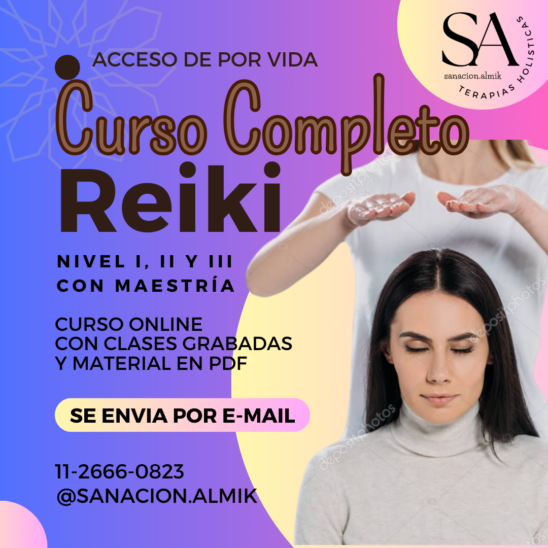 REIKI COMPLETO, NIVEL 1, 2 Y 3 CON MAESTRIA - Mariana Gabriela Paz ...