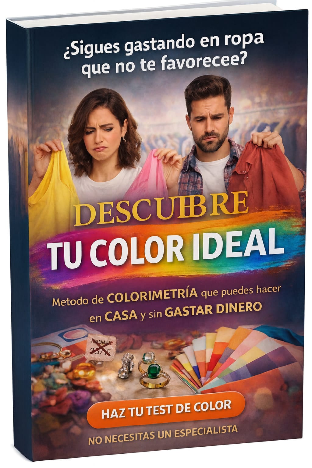 Descubre tu color ideal-Test de colorimetría en casa | Hotmart