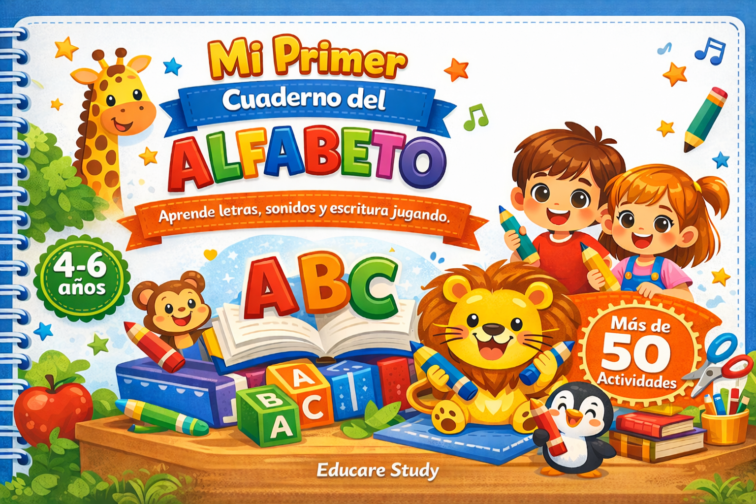 MI PRIMER CUADERNO DEL ALFABETO | Hotmart