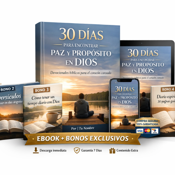 “30 DÍAS PARA ENCONTRAR PAZ Y PROPÓSITO EN DIOS” - DWSaludbelleza