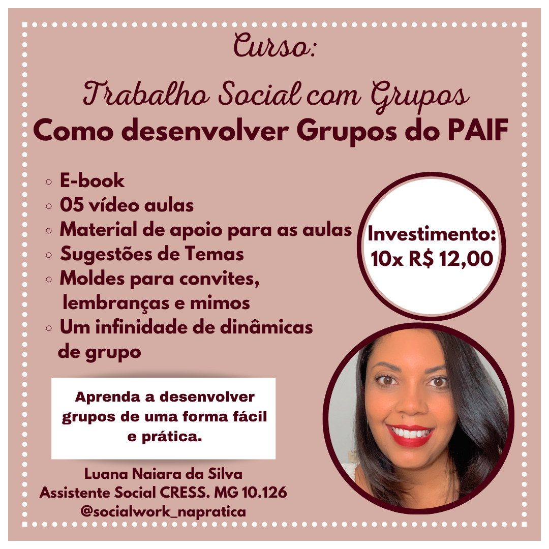 Curso: Trabalho Social com Grupos do PAIF