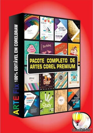 Pacote Completo de Artes Editáveis em Corel Draw - Luciano Teixeira...