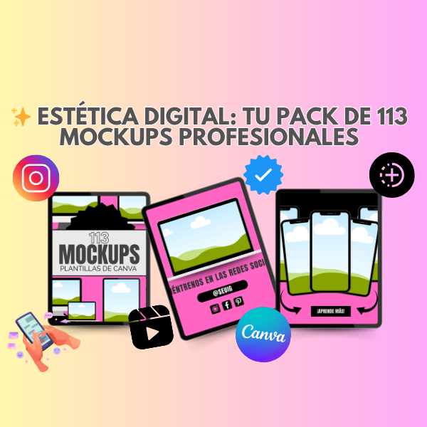 Estética Digital: Tu Pack de 113 Mockups Profesionales - Creadora...