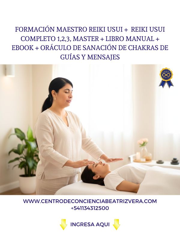 Formación Maestro Reiki Usui + Reiki usui completo 1,2,3, master +libro ...