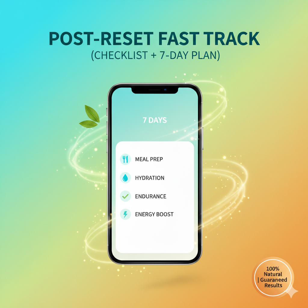 Post-Reset Fast Track (Checklist + 7-Day Plan) - Carlos Yesid Casti...