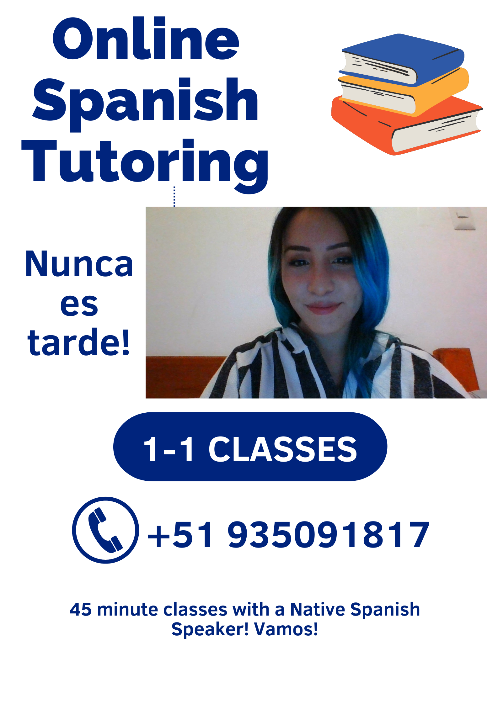 Practice your Spanish with a Native Spanish Speaker!