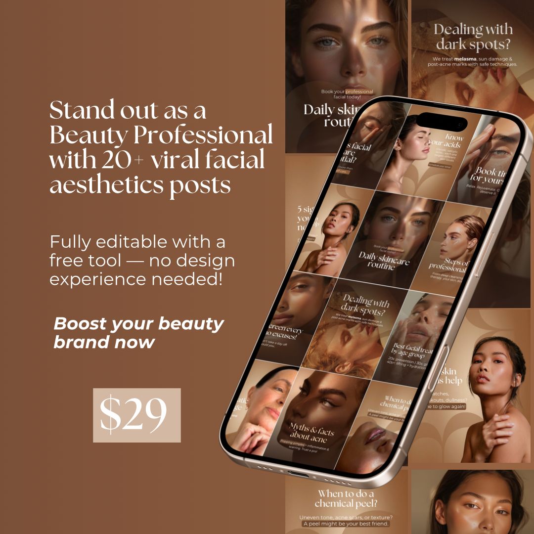 Stand out as a Beauty Professional with 20+ viral facial aesthetics...