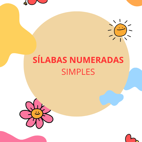 SÍLABAS NÚMERADAS- simples - Luciana Coelho | Hotmart
