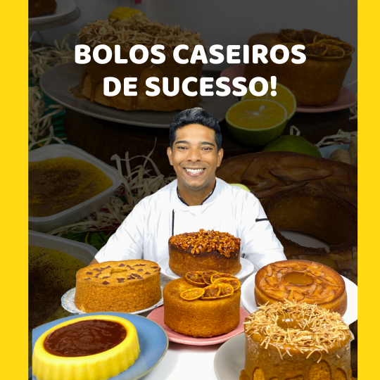 Bolos Caseiros de Sucesso - Sandro Melo | Hotmart