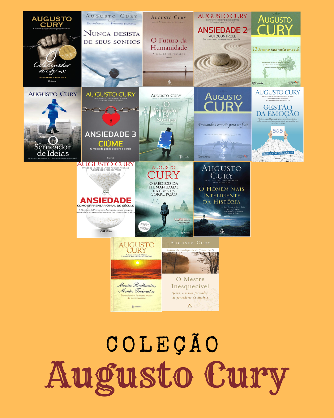 AUGUSTO CURY - 15 LIVROS PDF