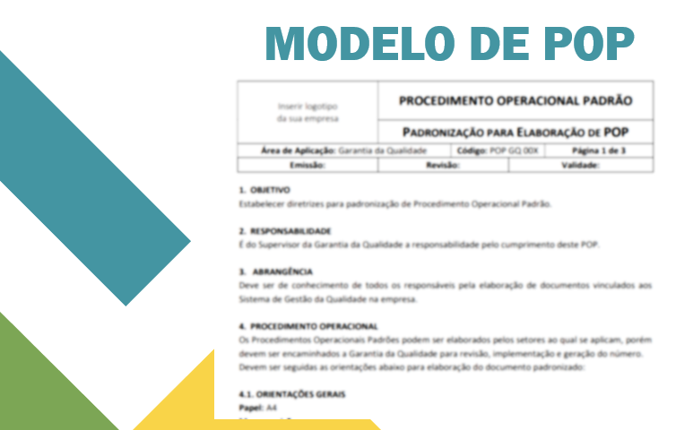 MODELO DE POP- PADRONIZAÇÃO PARA ELABORAÇÃO DE POP - Raylani Muniz ...