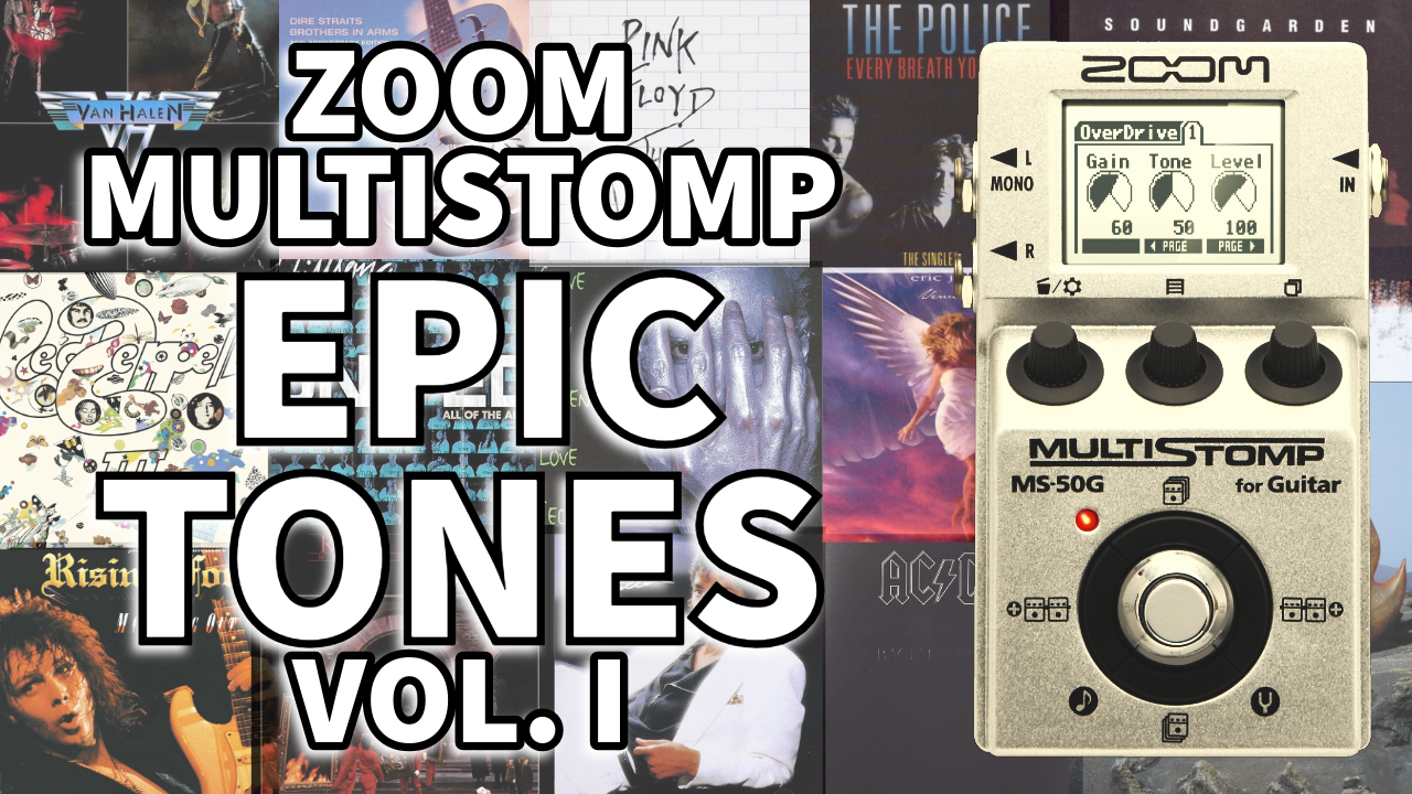 Zoom Multistomp Epic Tones Vol. I - Rodrigo Alves dos Santos | Hotmart
