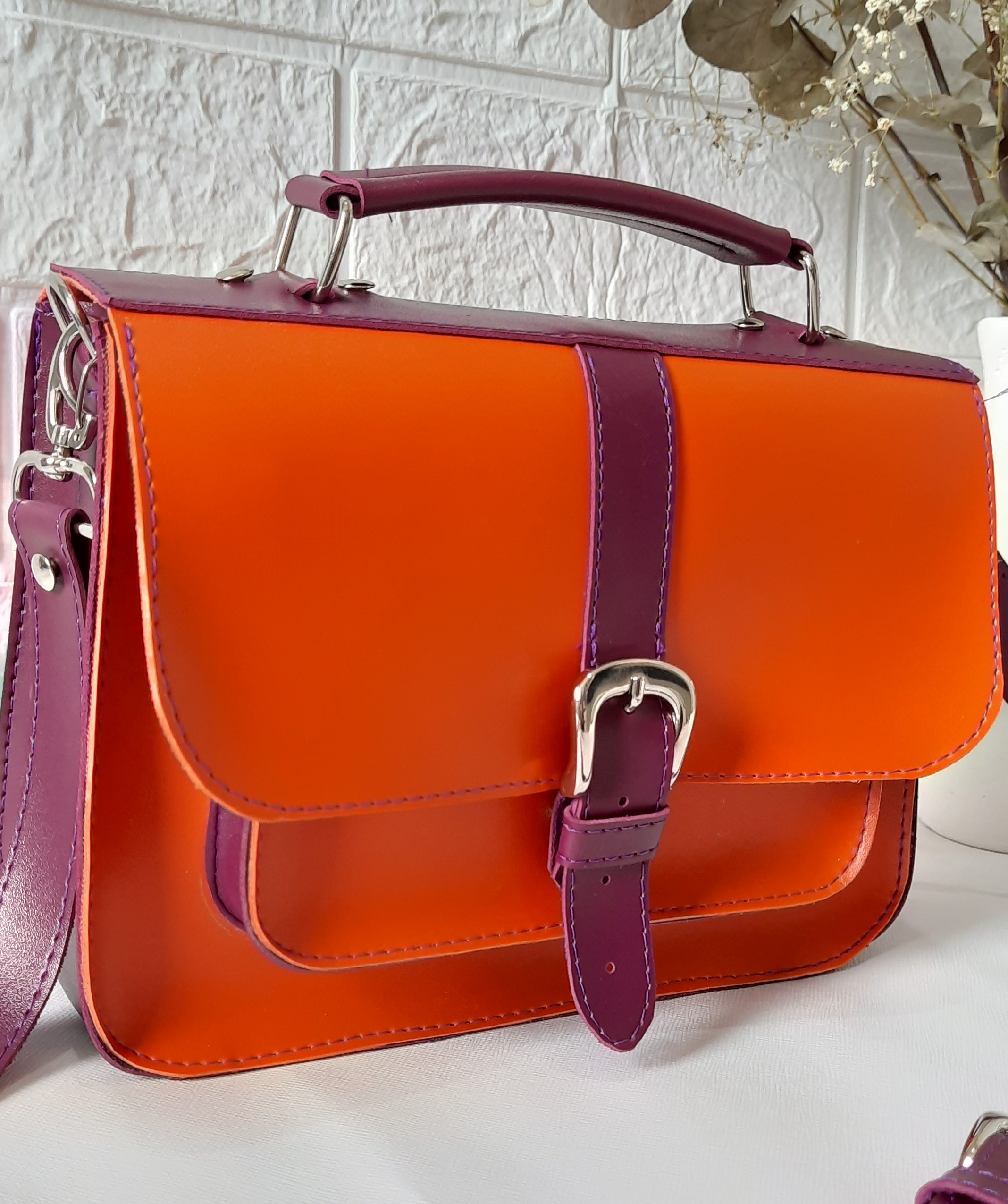 Mini Satchel bag Brisa - Ateliê Christine Bolsas | Hotmart
