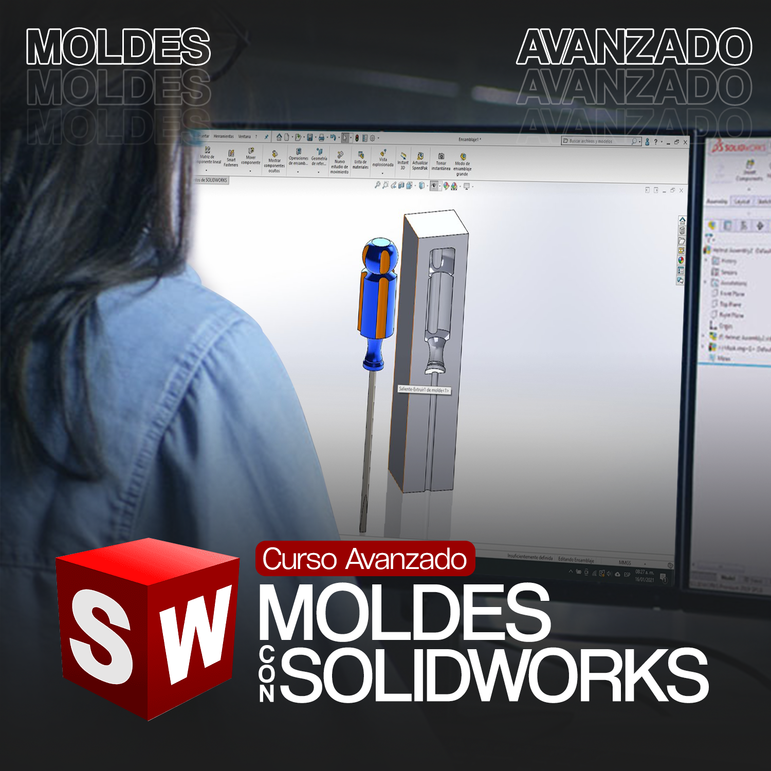 Curso Avanzado de Moldes en SolidWorks - Ingenia CAD | Hotmart