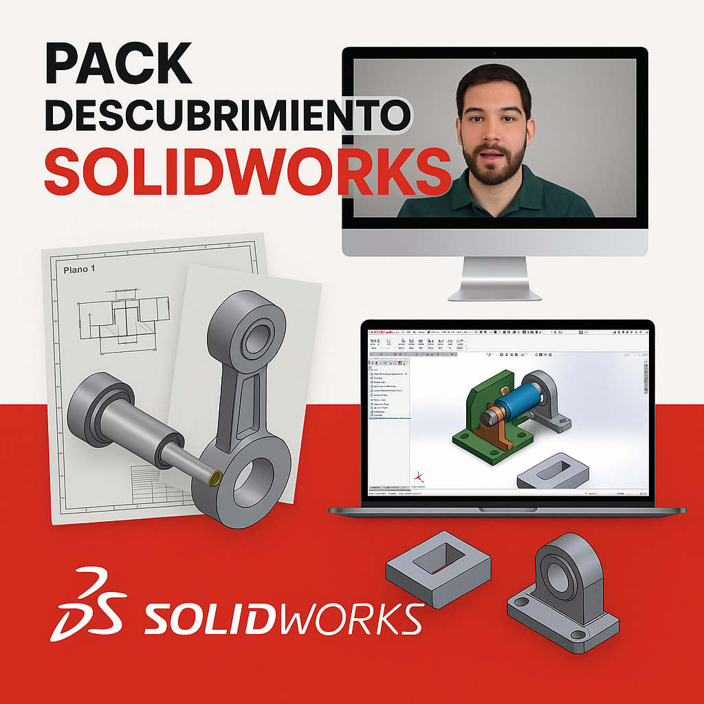 MEGA Pack SolidWorks – Piezas, Planos y Proyectos Mecánicos Funcion...