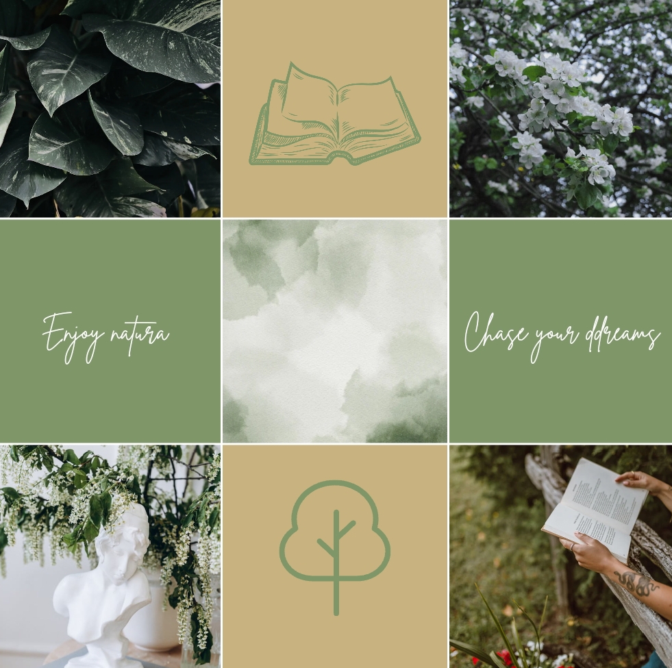 Nature-Inspired Editable Template Collection