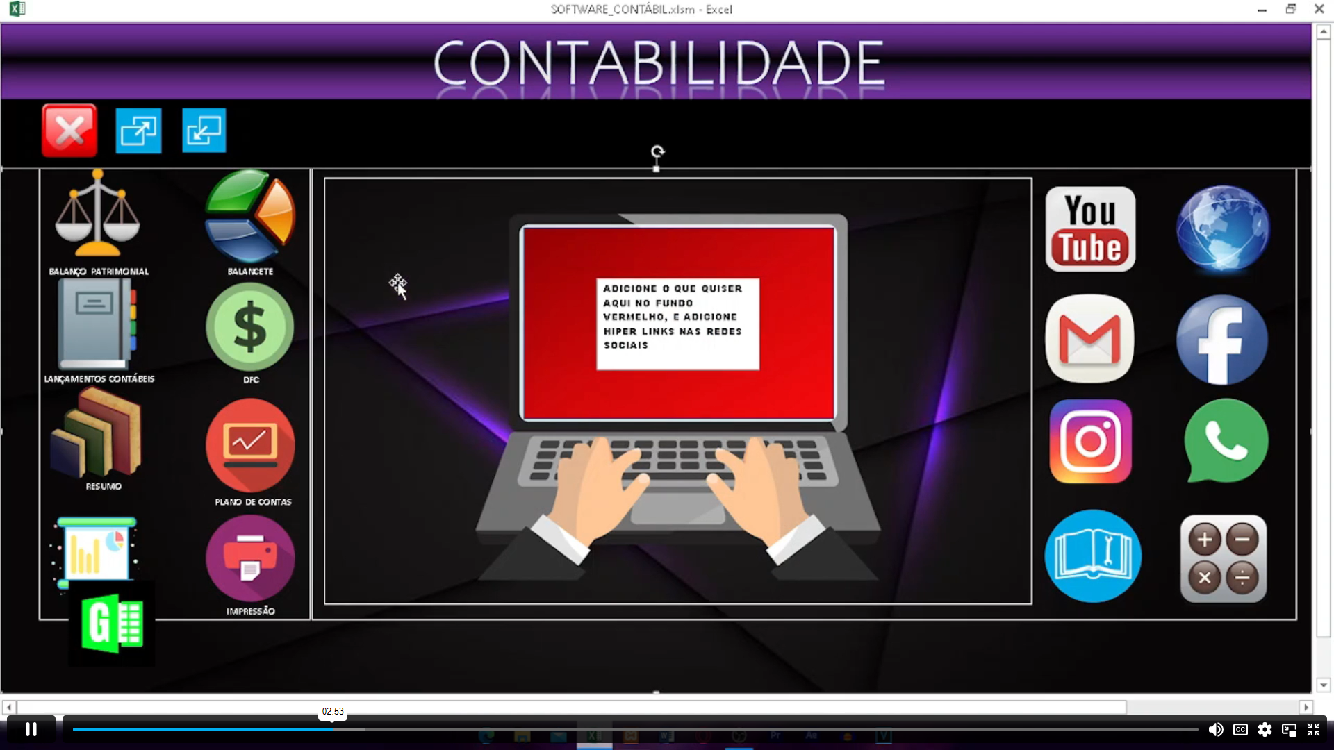 SOFTWARE CONTABIL + BONUS PLANILHAS PROFISSIONAIS CONTABEIS - Wels...