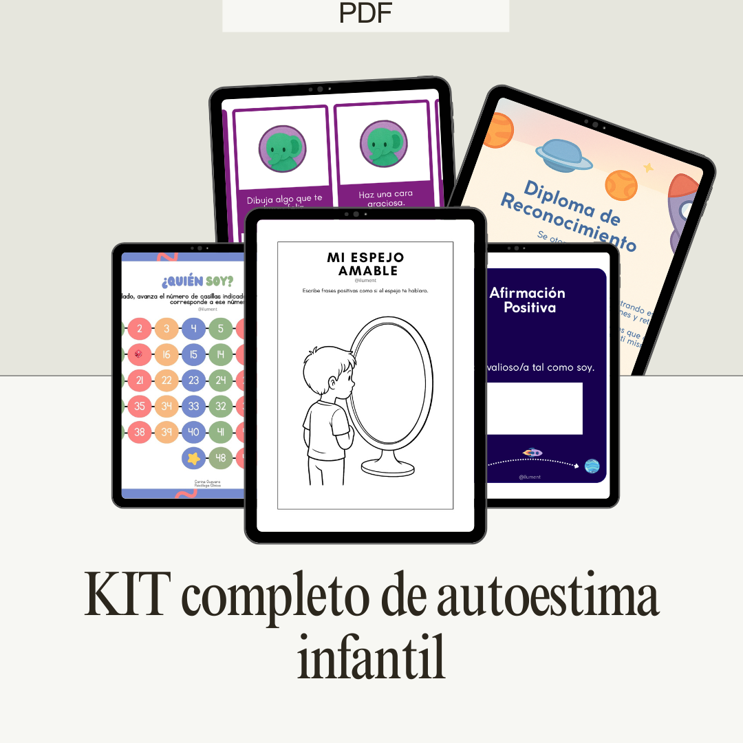 KIT COMPLETO para trabajar la autoestima infantil
