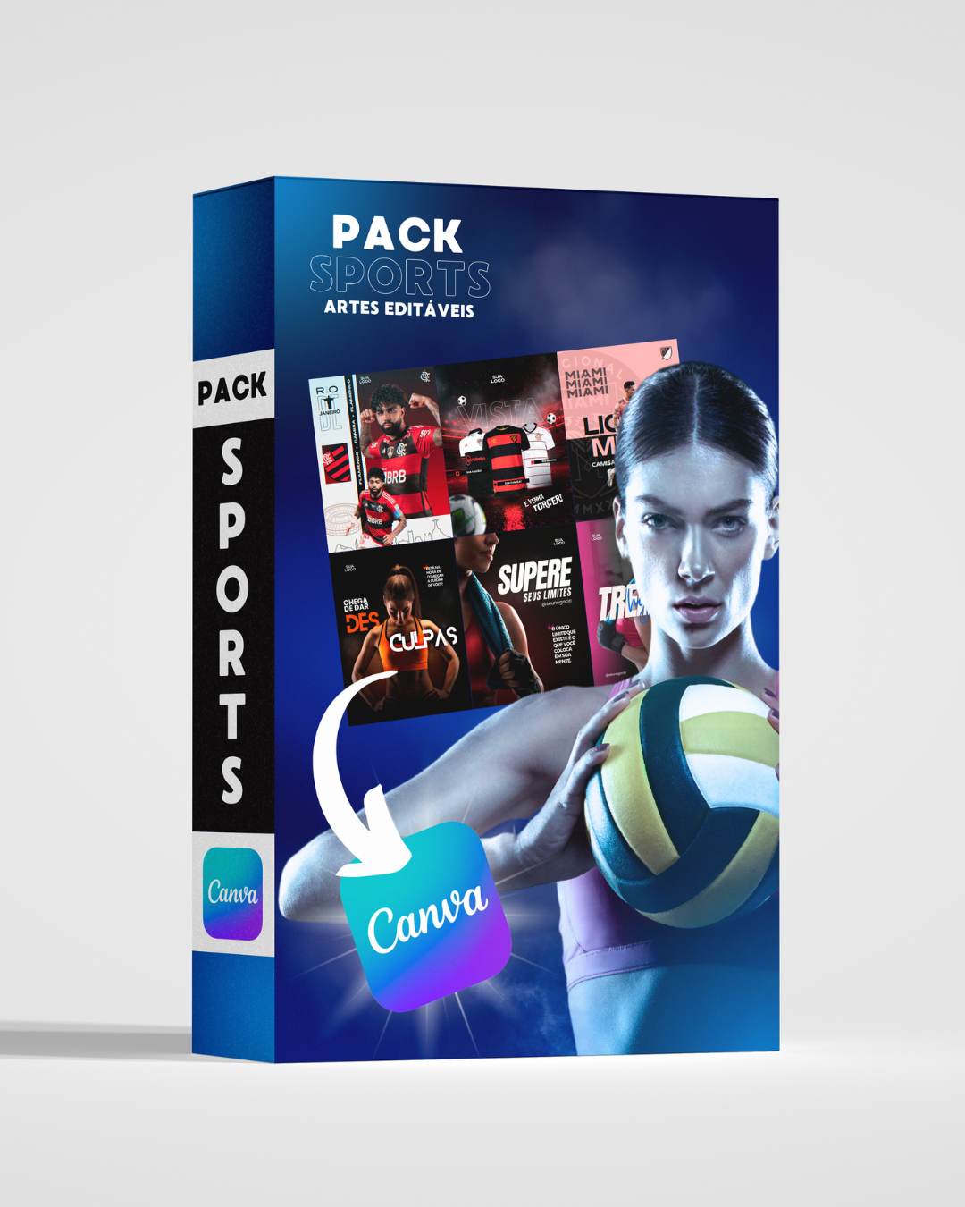 Pack de Templates PREMIUM Canva (Academia/esportes)