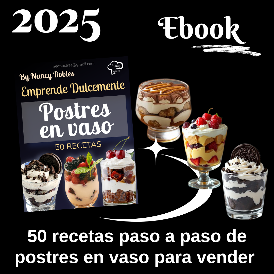 RECETARIO POSTRES EN VASO PARA VENDER