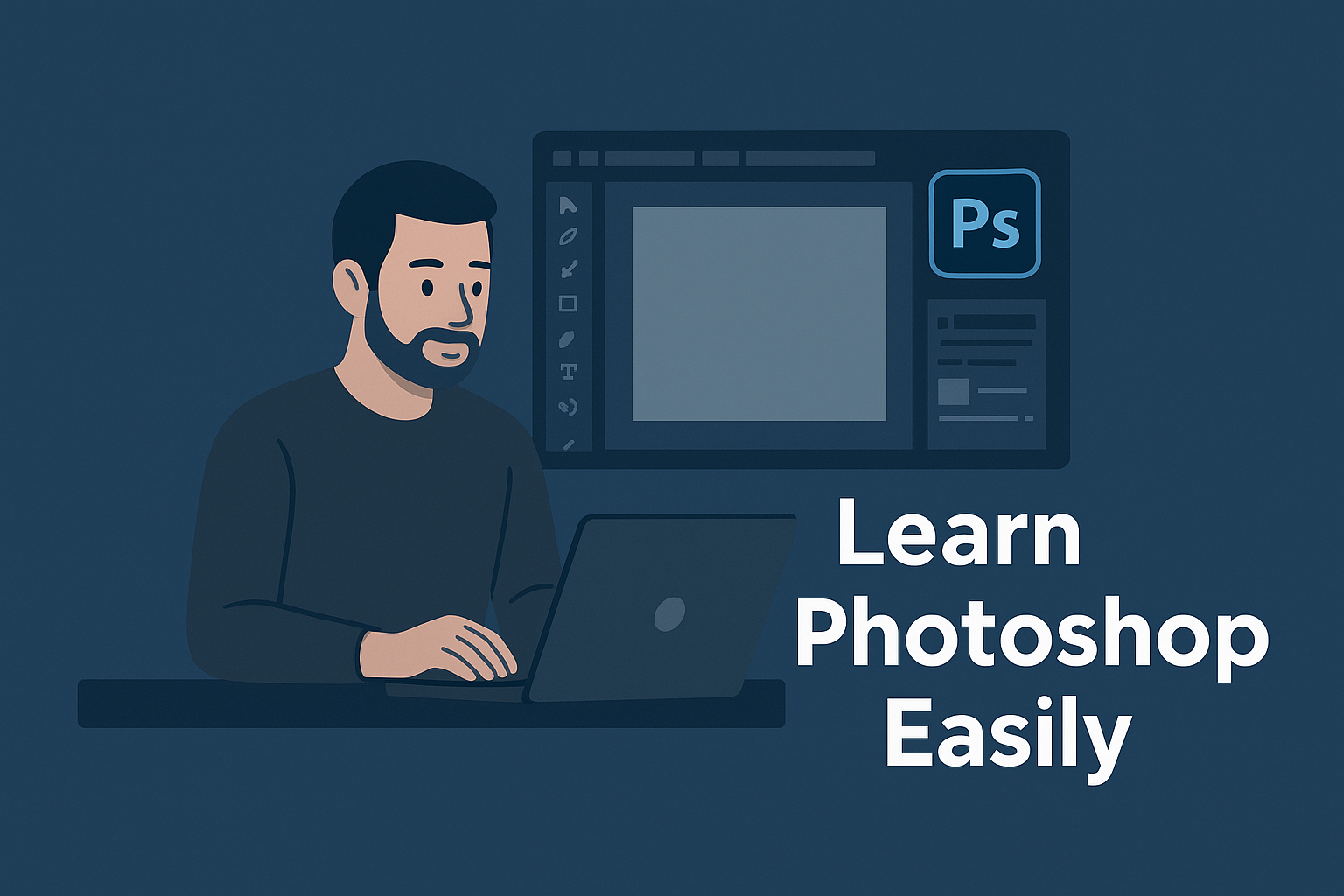 "Mastering Photoshop Basics: A Beginner’s Guide" - JORJENYA | Hotmart