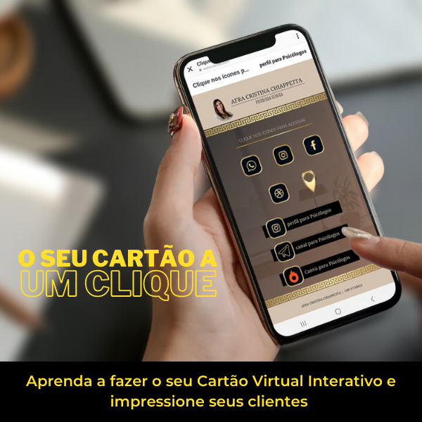 Crie o seu Cartão Virtual Interativo