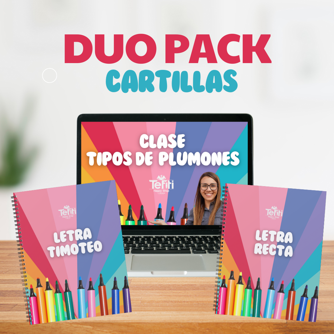 Dúo Pack: "Cartillas de Letra Recta y Timoteo" - jose david ab...