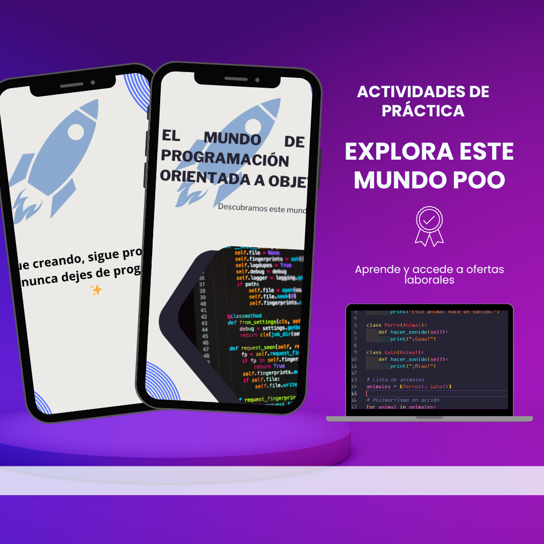 "Tu camino en la programación empieza o continúa aquí" - maria jose...